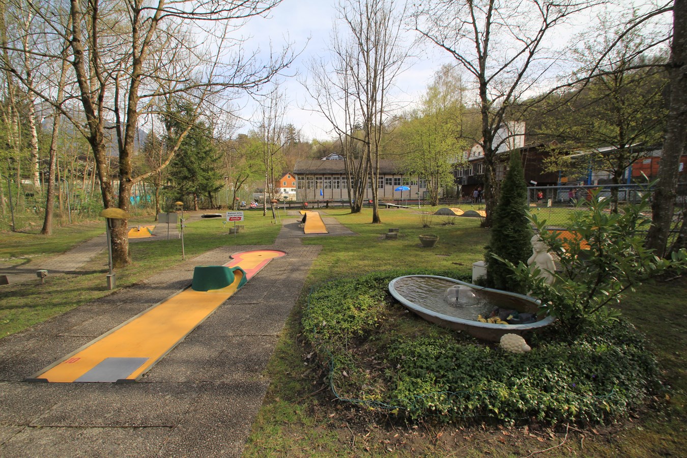Minigolf | Freizeitanlage Buchs, Minigolf, Pit Pat, Freizeitspass in Buchs